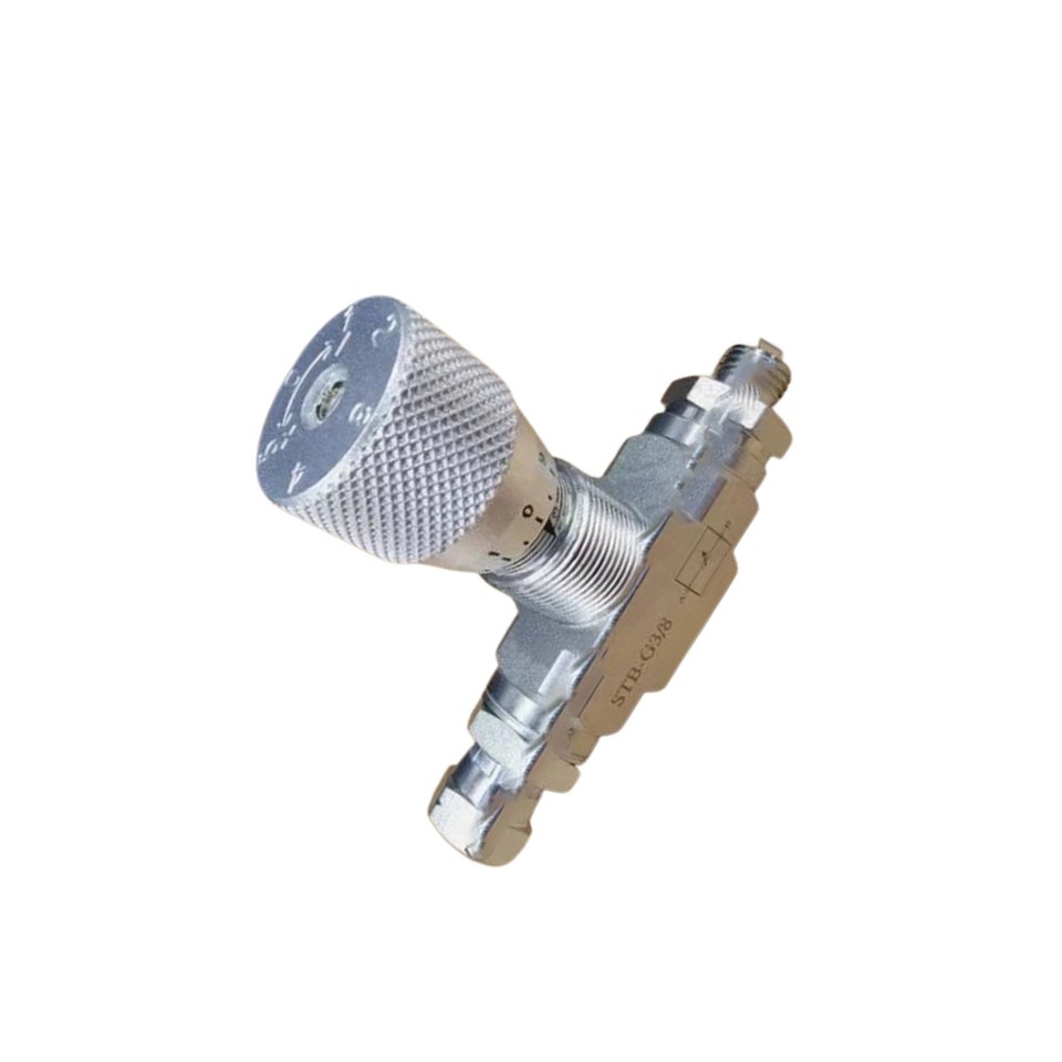 2pcs Hydraulic Flow Control Valve G3/8 SAE 8 Restrictor Bidirectional ...