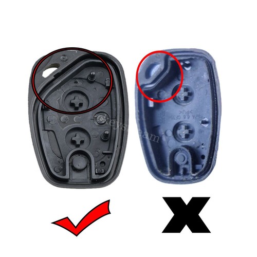 2 Button Key Fob Case For 2002 - 2014 Renault Master Kangoo Traffic ...