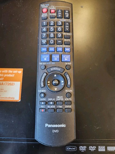 Panasonic DMR-EZ48V DVD VCR Recorder VHS Player Combo w/ new remote ...