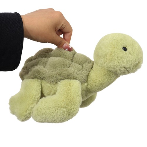 28/35/40cm Cute Green Cream Turtle Plush Toy Plush Stuffed Soft Doll ...