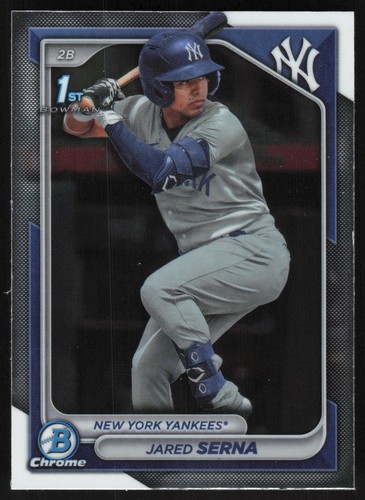 2024 Bowman Chrome Prospects Jared Serna BB66NJ RC New York Yankees # ...