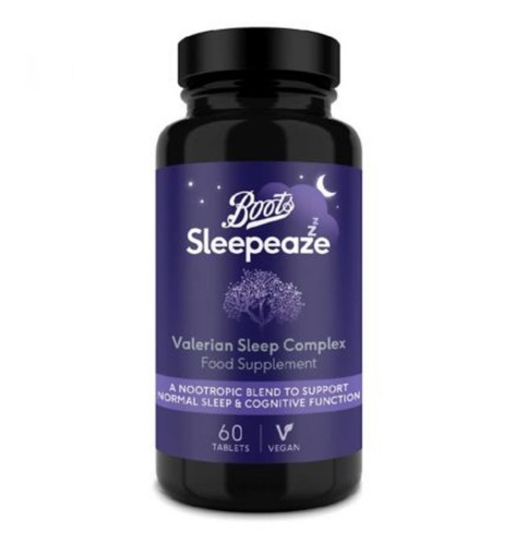 Boots Sleepeaze Sleep Complex Food Supplement - Helps Sleep 60 Tablets ...