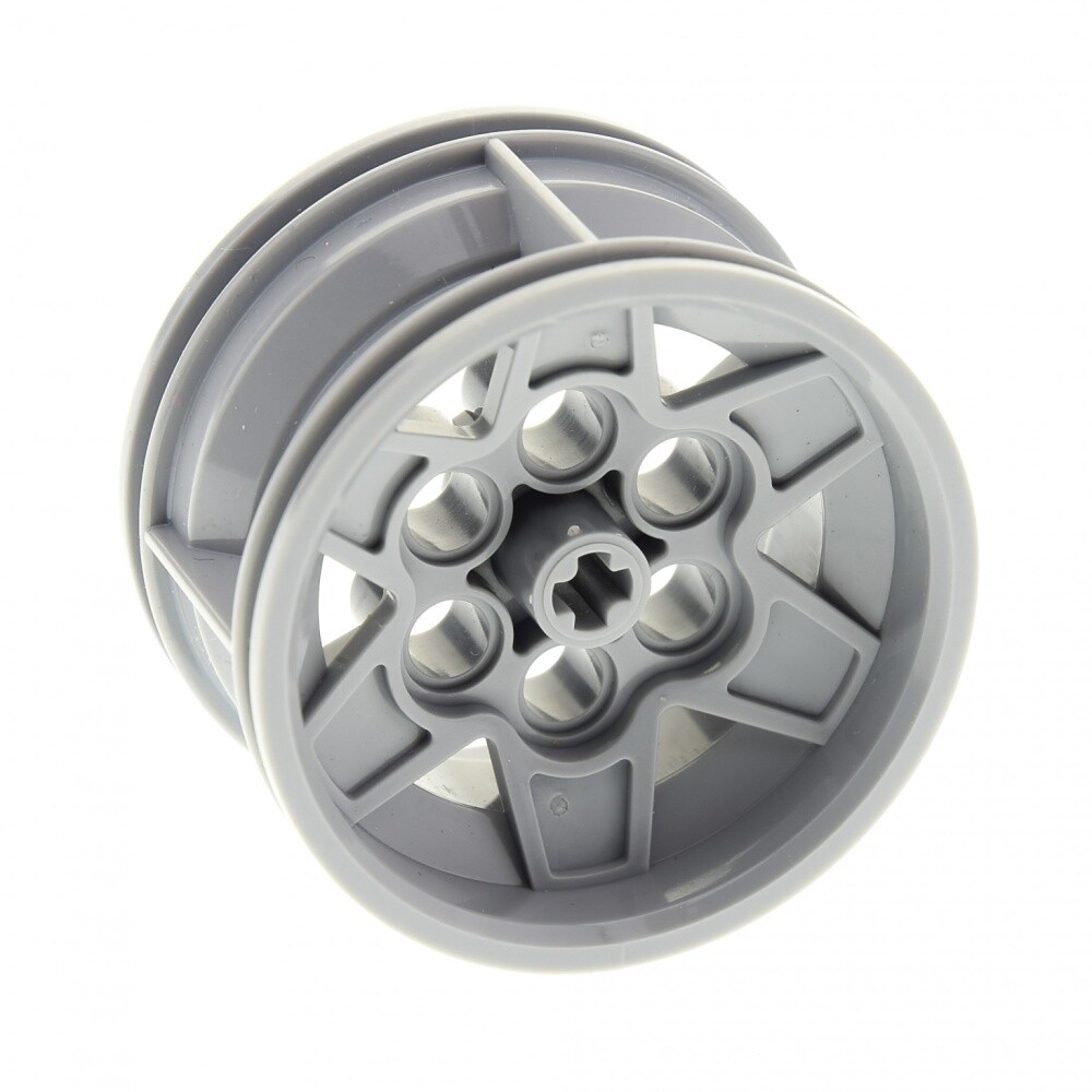 1x Lego Technic Felge 43.2x26 neu-hell grau 6 Pin Löcher Rad 4634091 ...