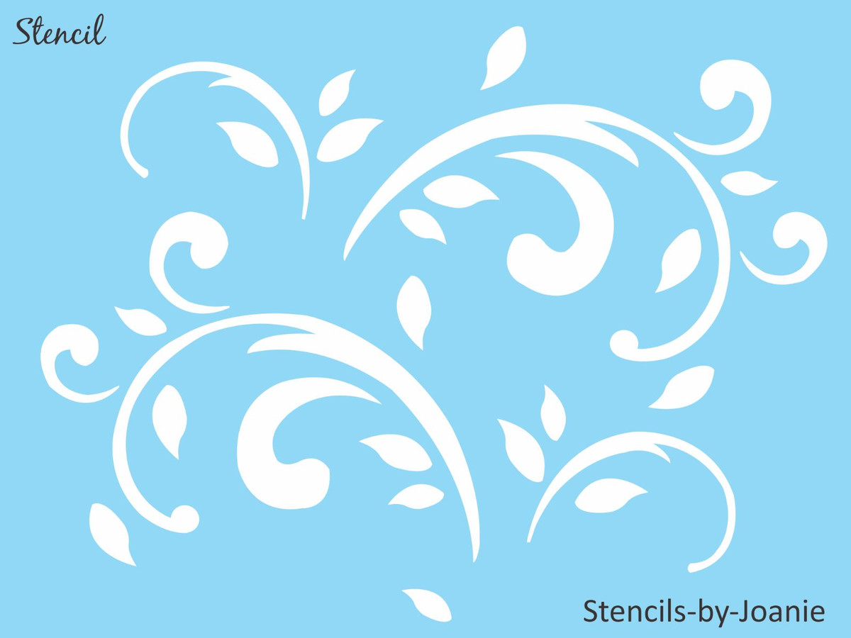 Stencils Designs Swirls