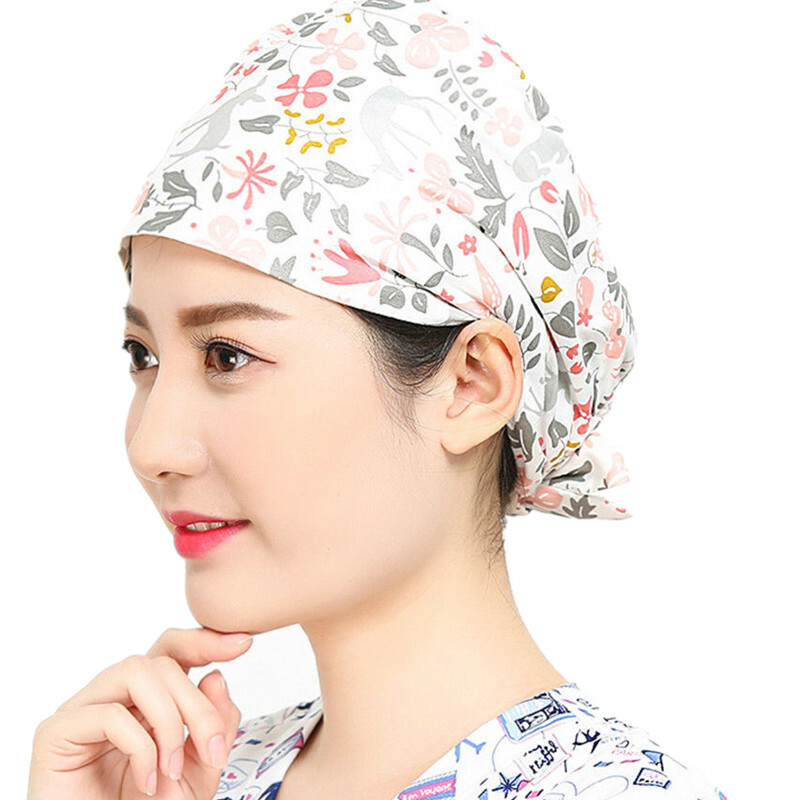 Medical Cap Doctor Surgical Hat Work Scrub Clean Nurse Head Cover ...