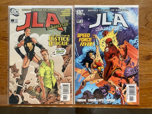 JLA Classified Comic Lot (2) 8, 17 DC Modern Age high grade unread ...