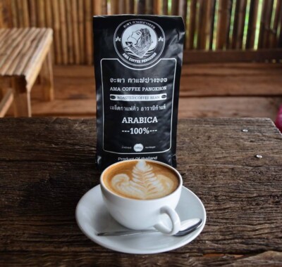 Roasted Coffee Beans AMA COFFEE PANGKHON 100% Arabica from Chiangrai ...