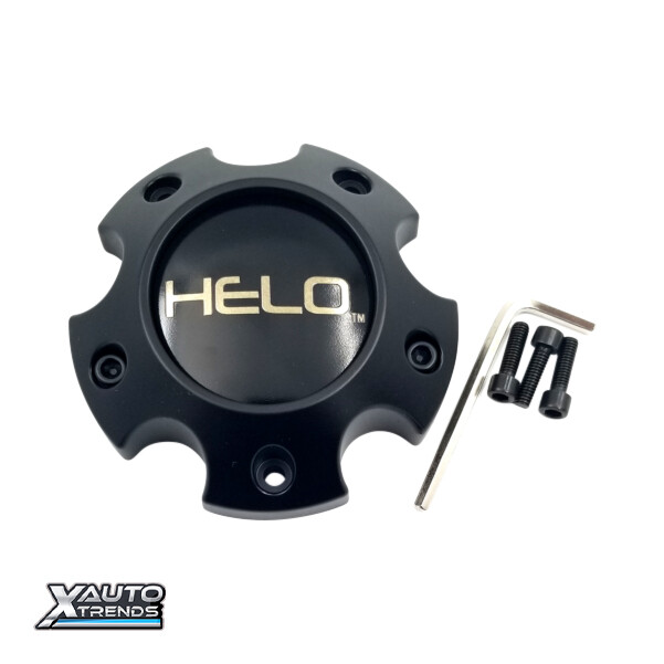 Helo Wheel Center Cap Satin Black w/ Dark Tint Logo 1079L121HE1SBDC | eBay
