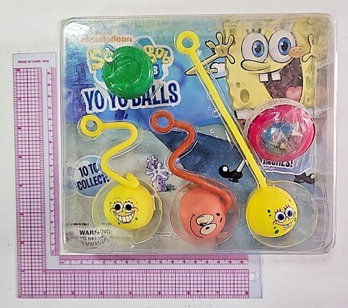 Vintage Vending Display Board Spongebob Squarepants Yo Yo Balls 0450 | eBay