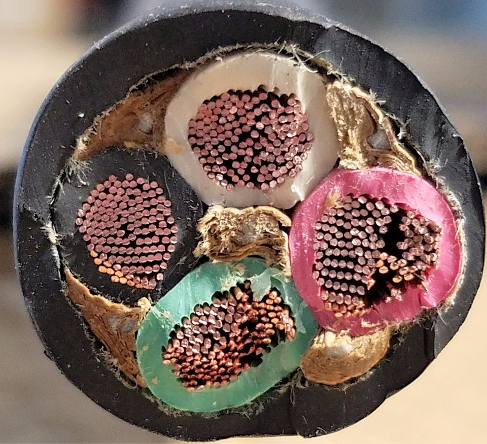 6/4 SOOW SO Cord 5 FT USA Portable Outdoor Indoor 600 V Flexible Wire ...