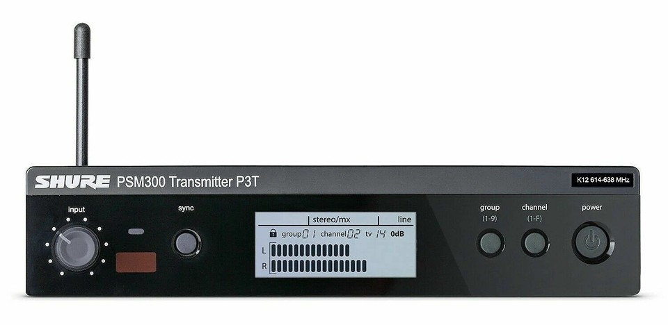 Shure In-Ear Monitor Wireless System with SE215-CL Ear Buds P3TRA215CL ...