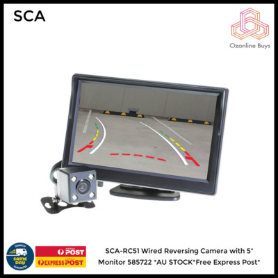 SCA SCA-RC51 Wired Reversing Camera with 5" Monitor 585722 *AU STOCK*Free Expres | eBay Australia