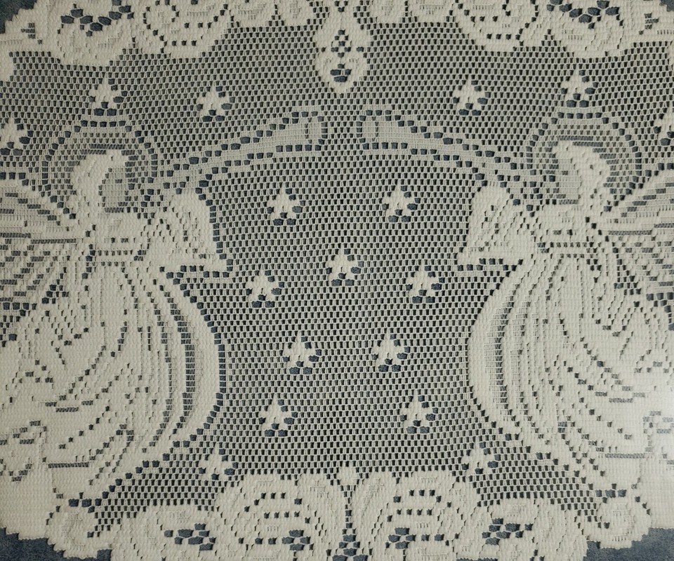 Vintage Crochet Lace Doily Angels 18.5×22.5 | eBay