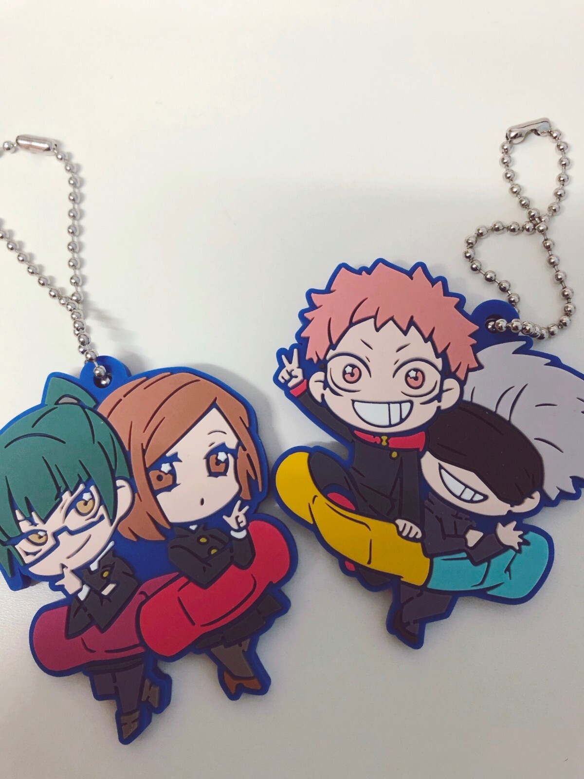 Jujutsu Kaisen Rubber KeyChain Gojō Satoru Fushiguro Megumi Pendant ...