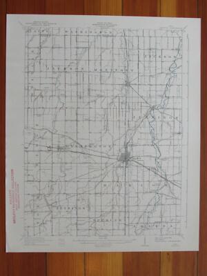 Delphos Ohio 1942 Original Vintage USGS Topo Map | eBay