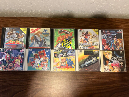 PC-Engine FRIC Power League Dragon Spirit Gulliver Boy CD Battle Sol ...