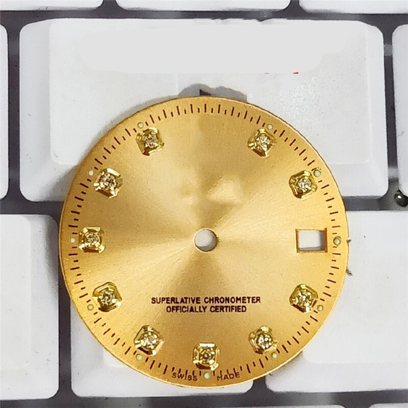 Watch Part 28mm Diamond Hour Marker Dial for 2824 Movement | eBay