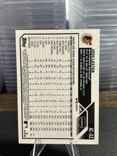 Josh Lester 2023 Topps Chrome Update Rookie Autograph RC Auto | eBay