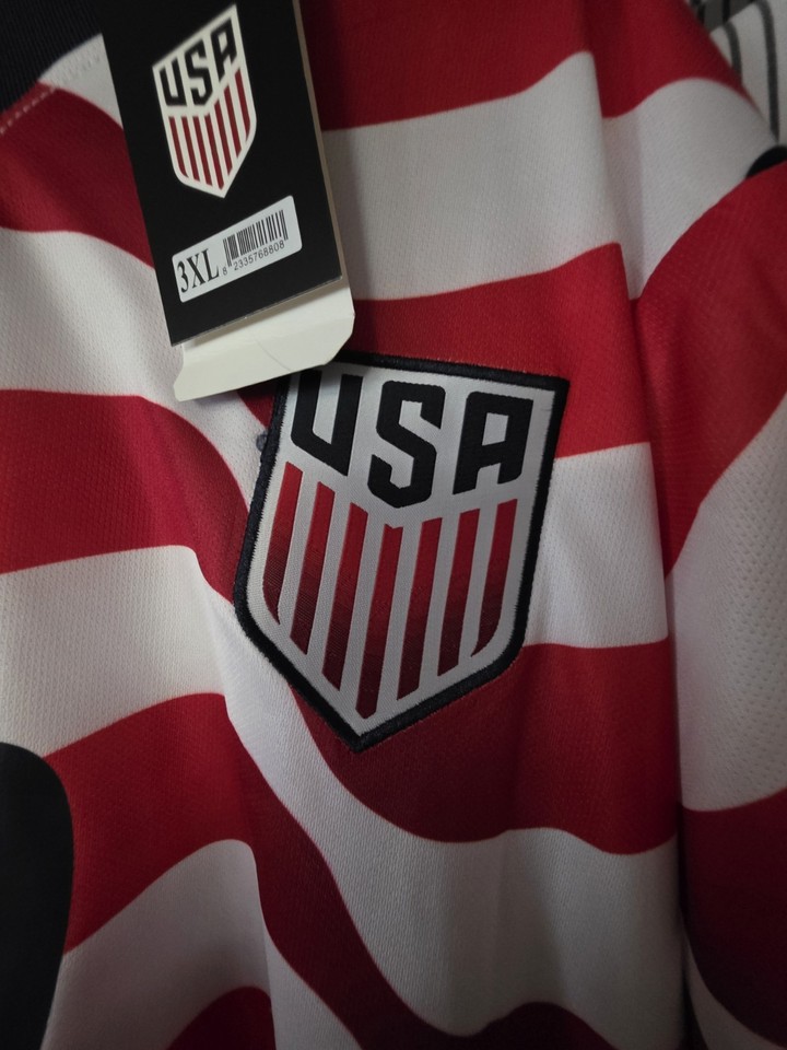 Christian Pulisic Jersey Adult 3XL Team USA 2026 Aftermarket Jersey ...
