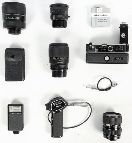 Lot of Assorted Nikon 35mm Film Camera Accessories (Untested) | eBay