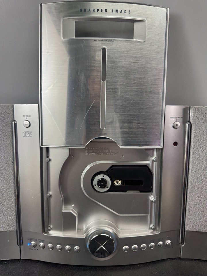 Sharper Image Sleek One CD Player SA253 Wall Mount Stereo Kitchen Radio ...