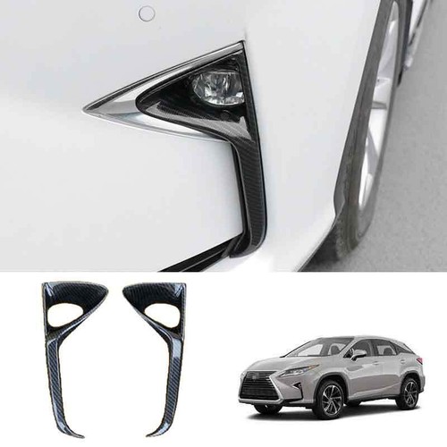 Carbon Fiber Exterior Front Fog Light Strip Trim For Lexus RX350 450h ...