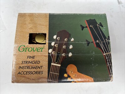 Grover 135G Vintage Deluxe Series, Gold Tuning Machines 3+3, Oval Metal ...