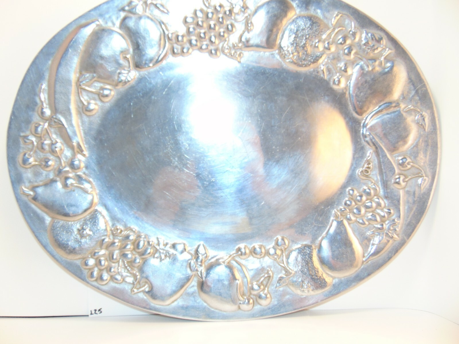WILTON . MT JOY PA , Oval Tray Serving Platter Fruit Pewter Handcrafted ...