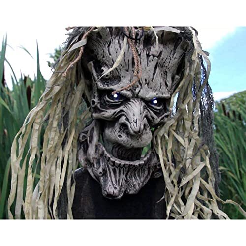 LifeSize Scary Talking Tree Man Halloween Animatronic Creepy Fright ...