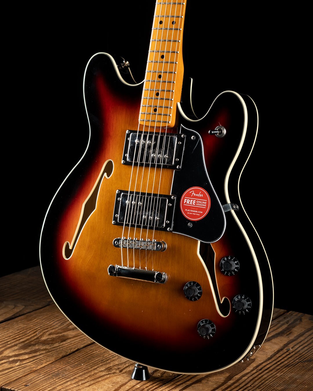 Fender Classic Vibe Starcaster Semi-Hollow Electric Guitar - Brown ...