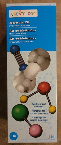 Creatology Molecule Kit Styrofoam Foam Balls Science Fair Project ...