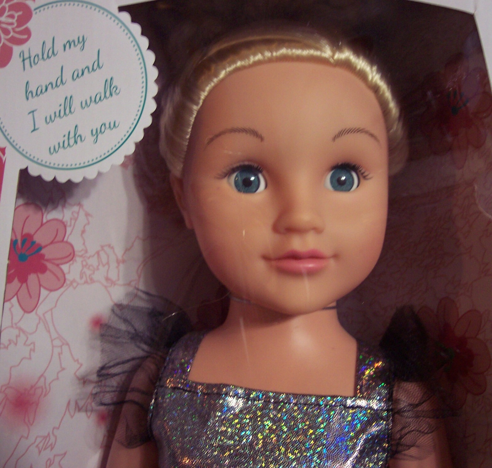NEW WISPY WALKER 27" WALKING DOLL BLONDE HAIR BLUE EYES UNEEDA DOLL NIB ...