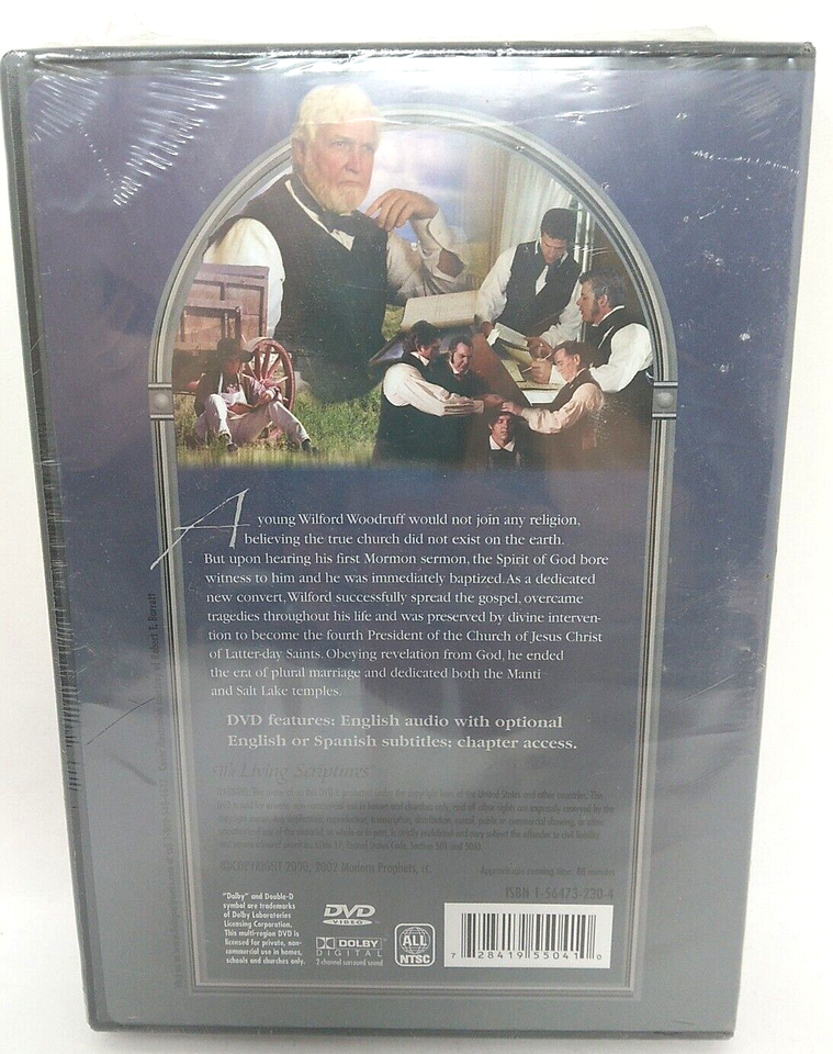 Wilford Woodruff - The Modern Prophets DVD The Living Scriptures 2003 ...