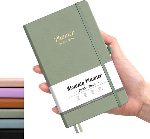 Pocket Calendar 2025-2026 for Purse, Monthly Planner 2025-2026, Sage ...