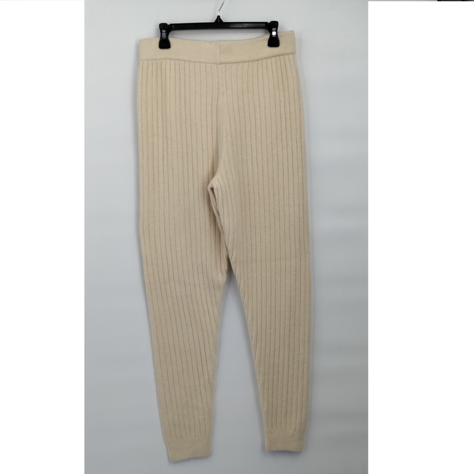 Weekend Stories Revolve Ribbed High-Rise Cozy Knitted Tapered Pants ...