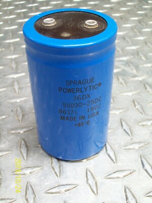 Capacitors - Sprague Powerlytic Capacitors