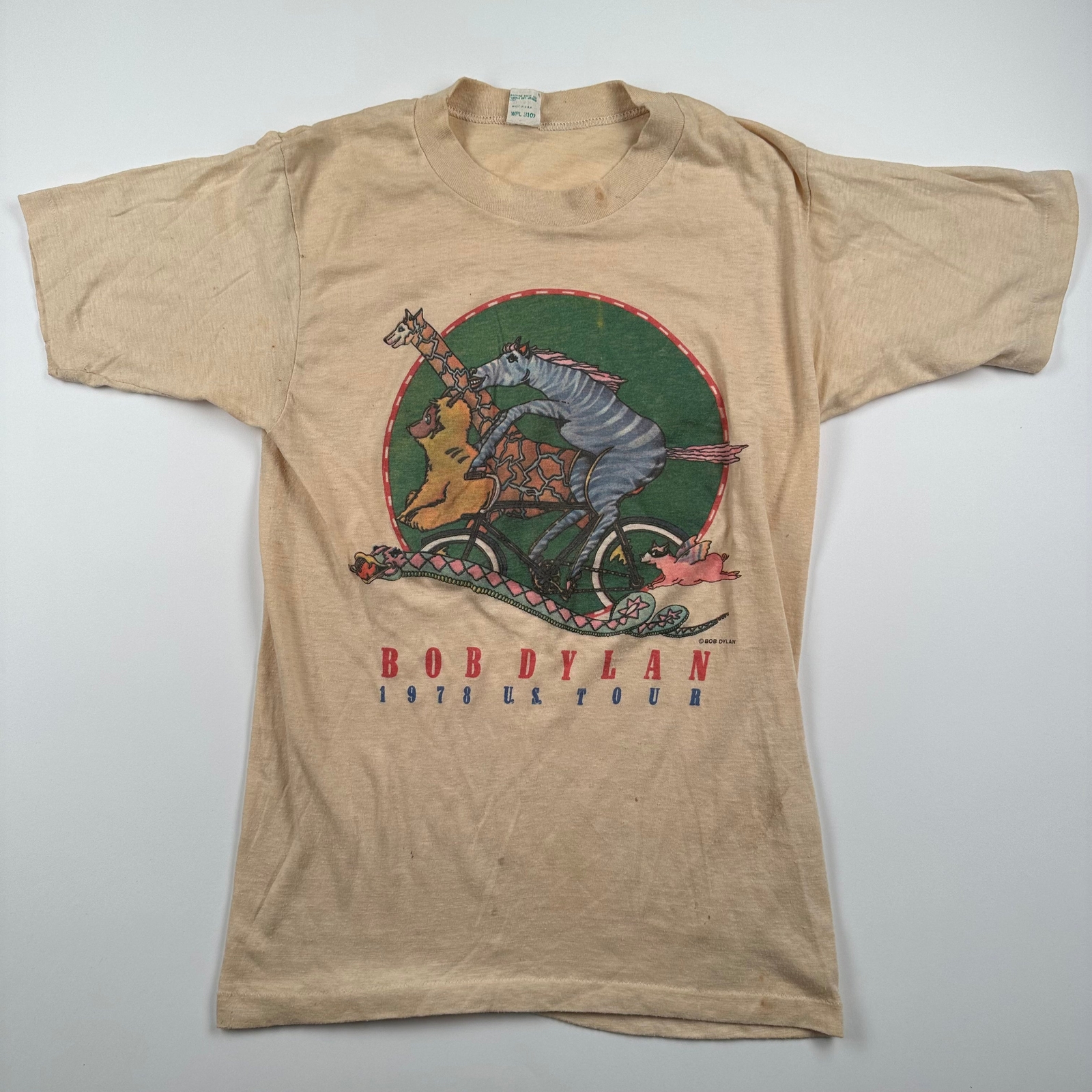 Vintage 1978 Bob Dylan Shirt Medium - Gem