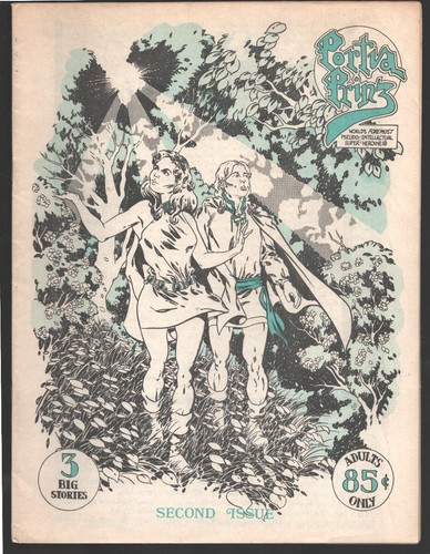 Portia Prinz of The Glamazons #2 1976-Comic art-Dedicated Carol Kalish ...