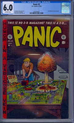 CGC 6.0 PANIC #2 EC COMICS 1954 ATOMIC BOMB EXPLOSION COVER | eBay