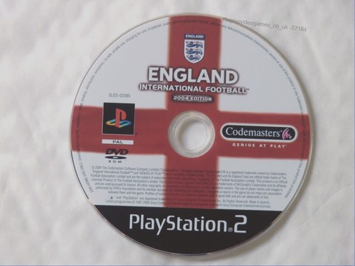 57164 England International Football 2004 Edition - Sony PS2 ...