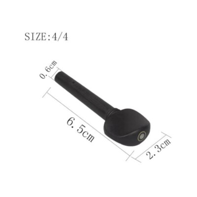 4pcs 4/4 Size Violin Fiddle Tuning Peg Set Ebony Wooden Black I2G2 | eBay