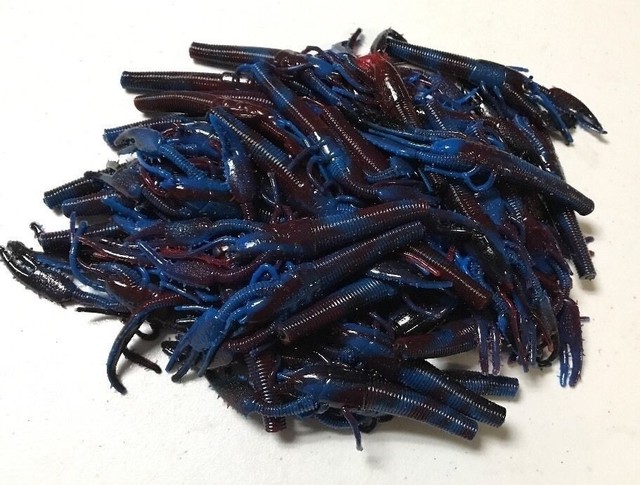 Wave Worms 4.5" Tiki Crawdude Swirl Series Mulberry for sale online | eBay