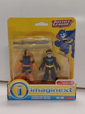 Imaginext DC Justice League SLADE Deathstroke & NIGHTWING Action ...