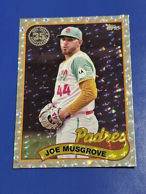 2024 Topps Series 2 Joe Musgrove Mega Silver Crackle RC #89B2-19 - FREE ...