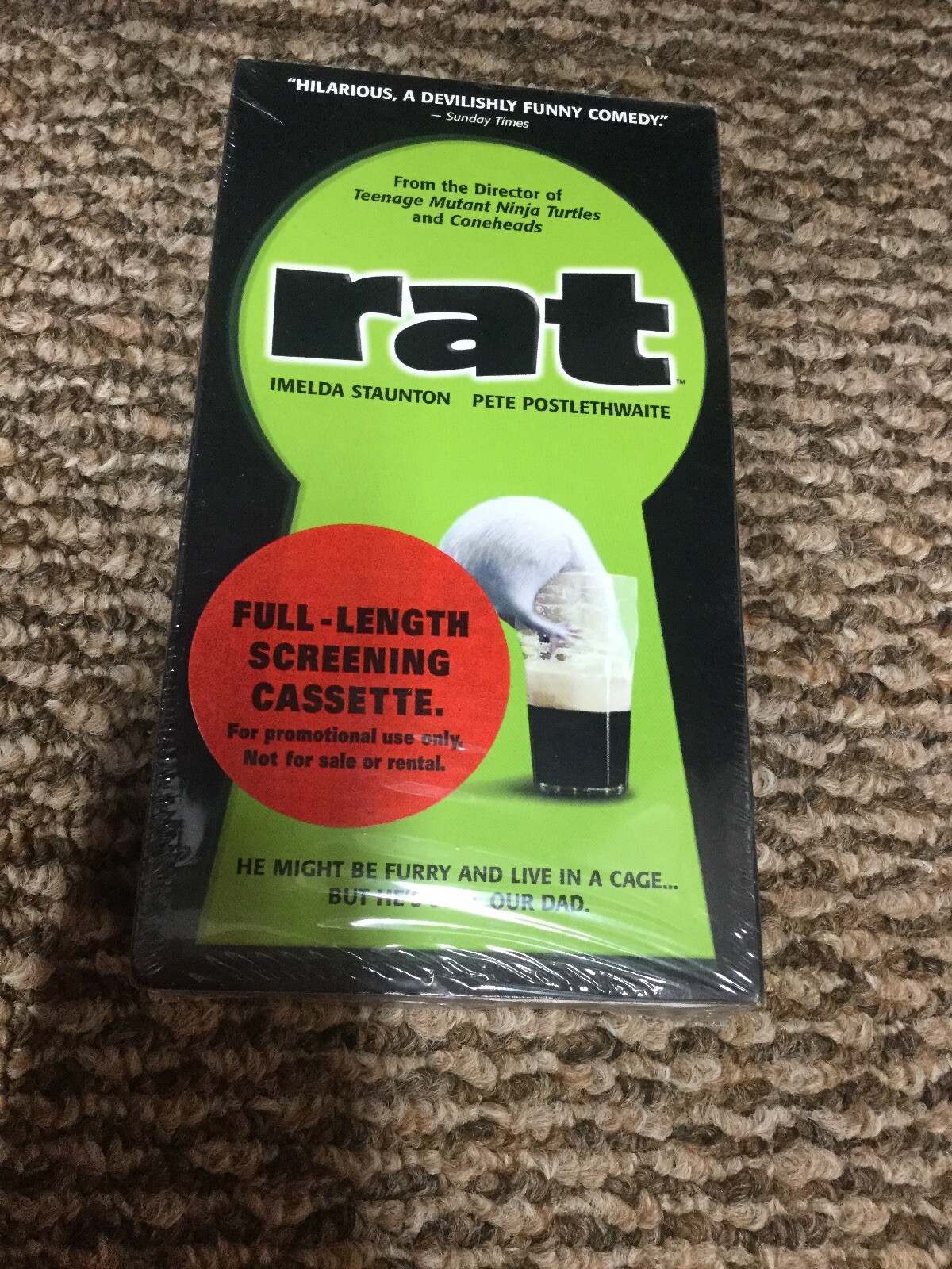RAT (VHS, 2001) Jim Henson Company Film New Sealed Screener Demo Promo ...