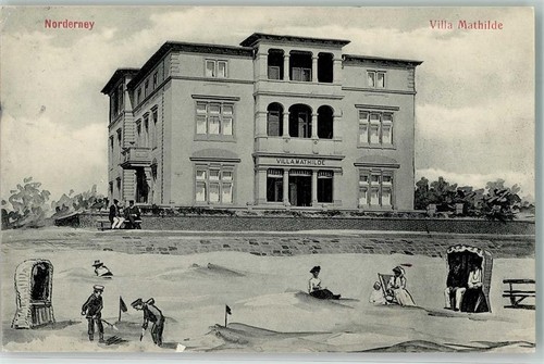 13506372 - 2982 Norderney Pension Villa Mathilde Strand Hotel 1912 ...