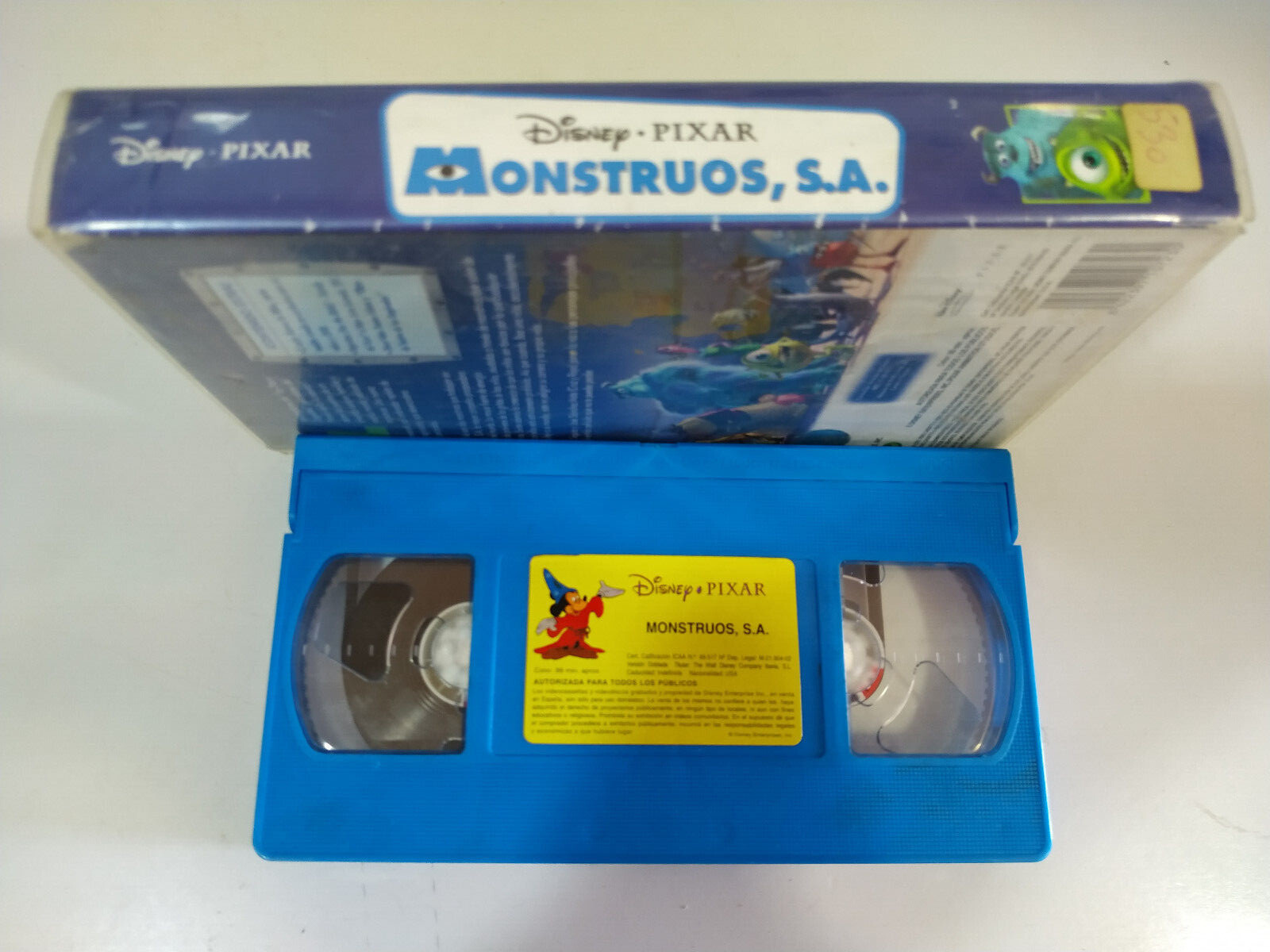 MONSTRUOS S.A. VHS + EXTRAS Y TOMAS FALSAS Walt Disney Pixar Español ...