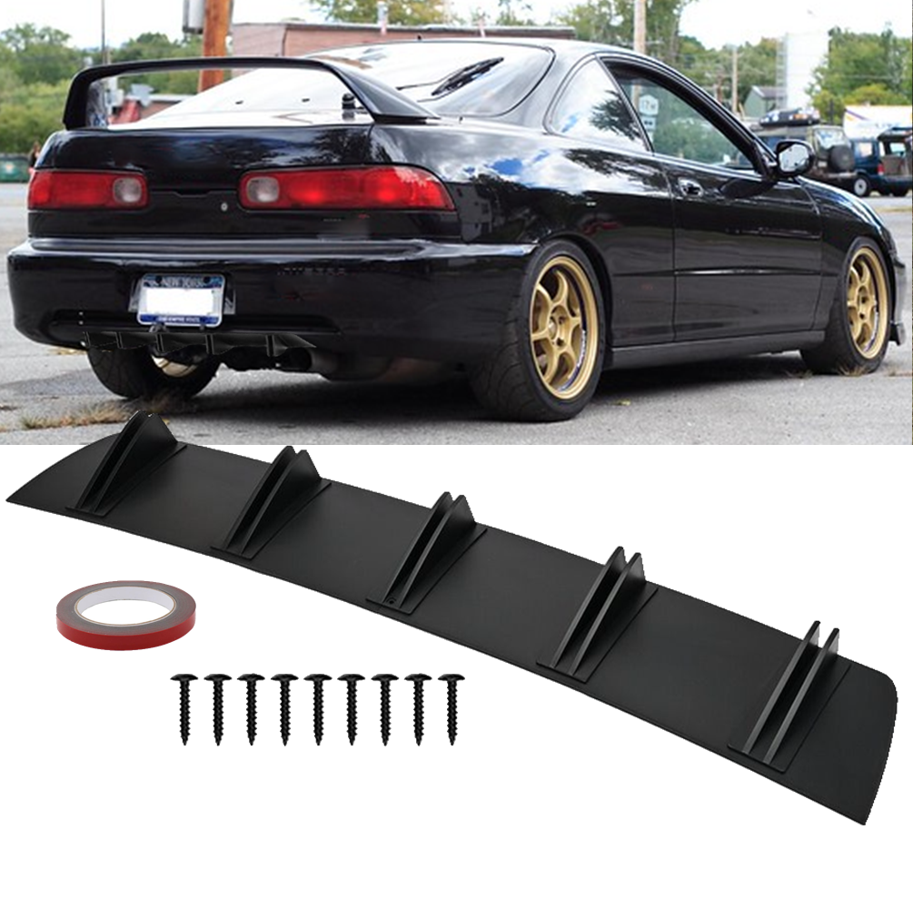For Honda Acura Integra Rear Lower Diffuser Bumper Lip Splitter Shark 5 ...