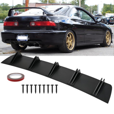 For Honda Acura Integra Rear Lower Diffuser Bumper Lip Splitter Shark 5 ...