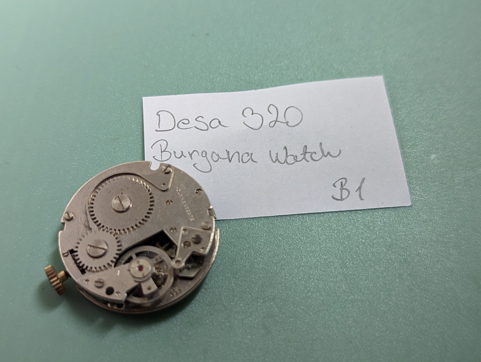 Desa 320 One Jewel Burgana Watch Movement Spares Or Repair | eBay UK
